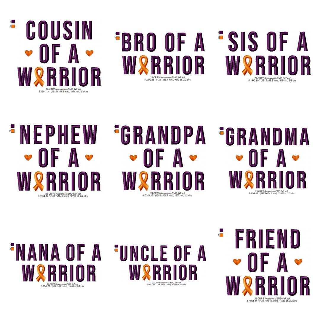 Hand CRPS Ribbon Love Butterfly Symbols Inspiring Slogans Machine ...