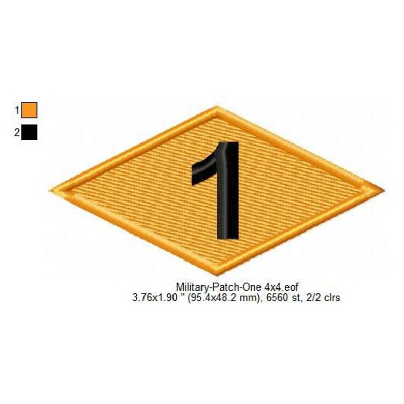 US Army Ranger First Battalion Diamond Machine Embroidery Digitized ...