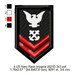 Petty Officer Second Class PO2 Insignia Patch Machine Embroidery ...