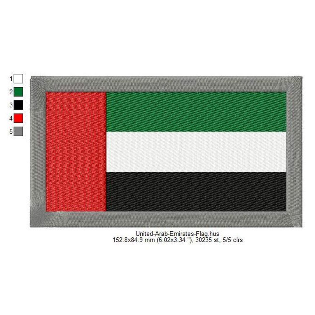 United Arab Emirates Flag Emirati Flag World National Flags Machine ...