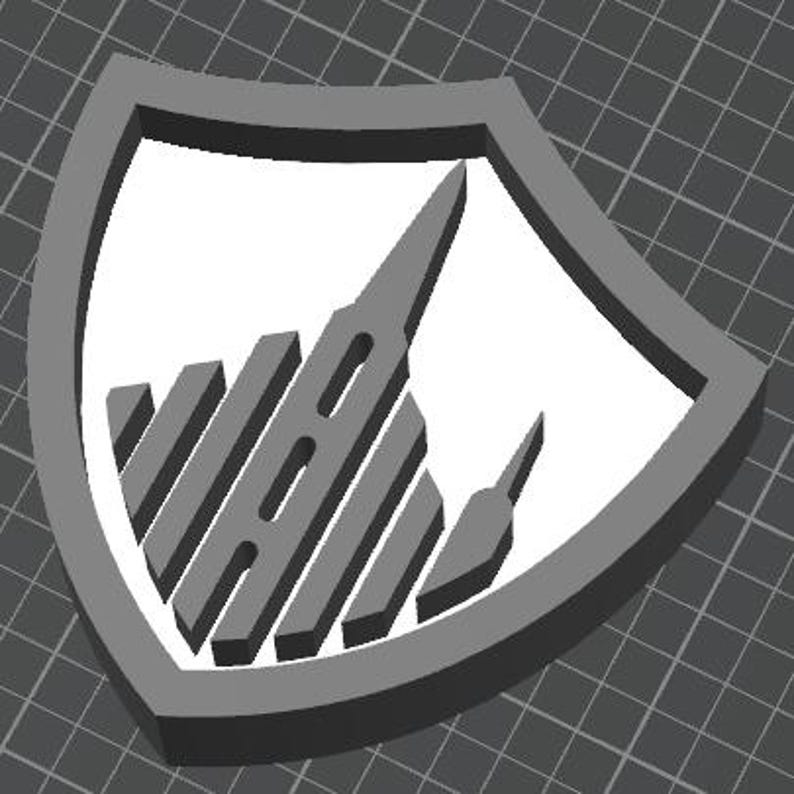 CTR Ring Shield Temple 3D STL Files for 3D Printing Using 3D Printer ...