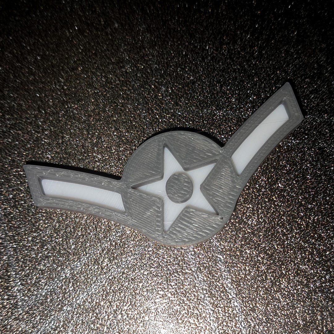 Air Force Airman E-2 Insignia 3D STL Files for 3D Printing Using 3D ...