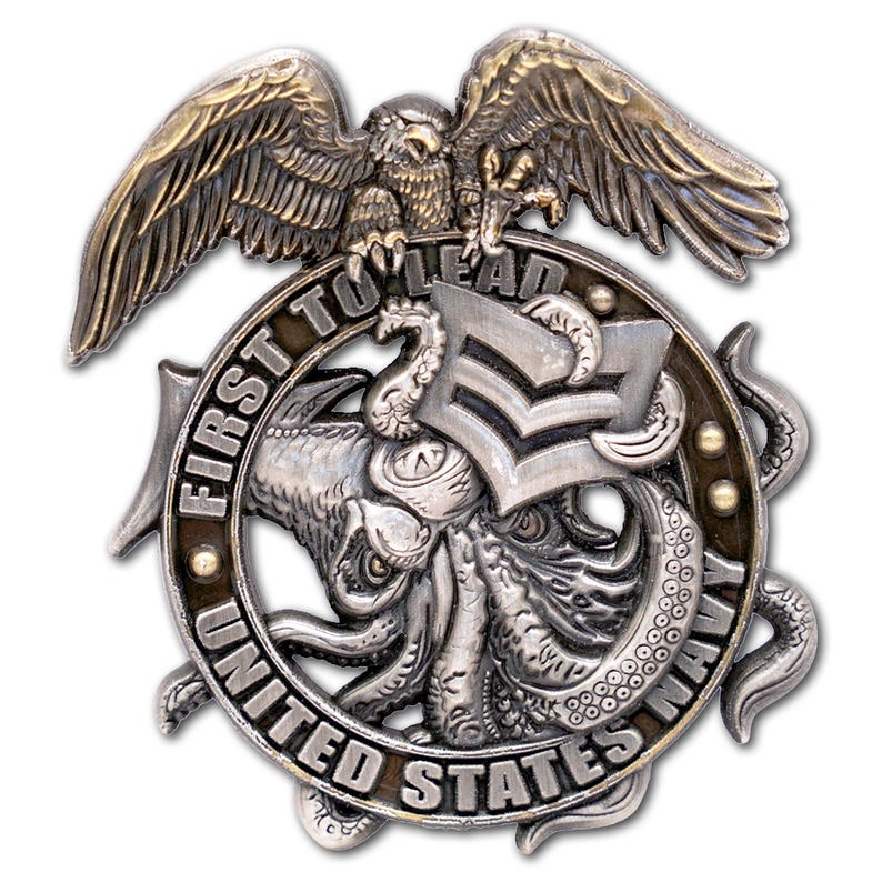 United States Navy FCPO First to Lead Squid and Eagle Collectible ...