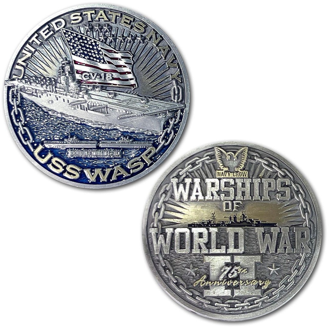 USS Wasp CV-18 Aircraft Carrier US Navy Warships of World War 2 ...