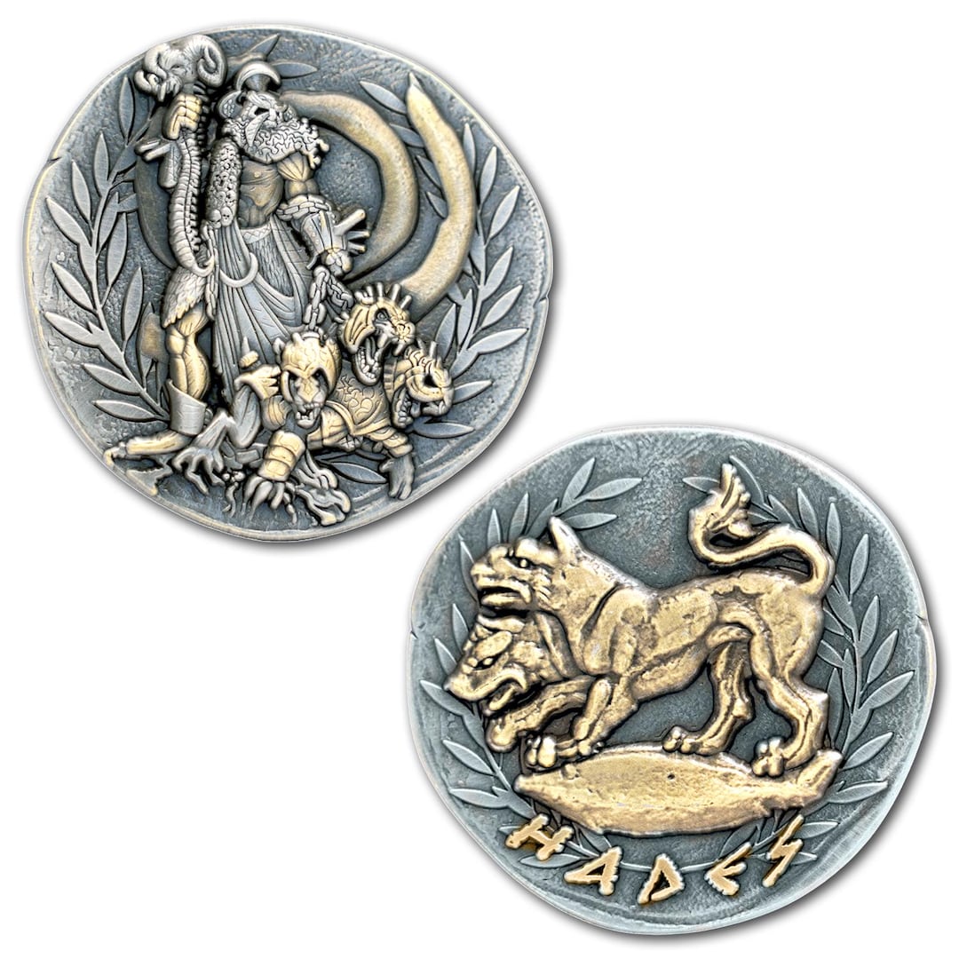Hades Greek God of the Underworld Ancient Collectible Coins - Etsy