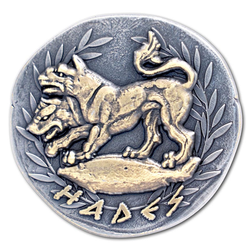 Hades Greek God of the Underworld Ancient Collectible Coins - Etsy