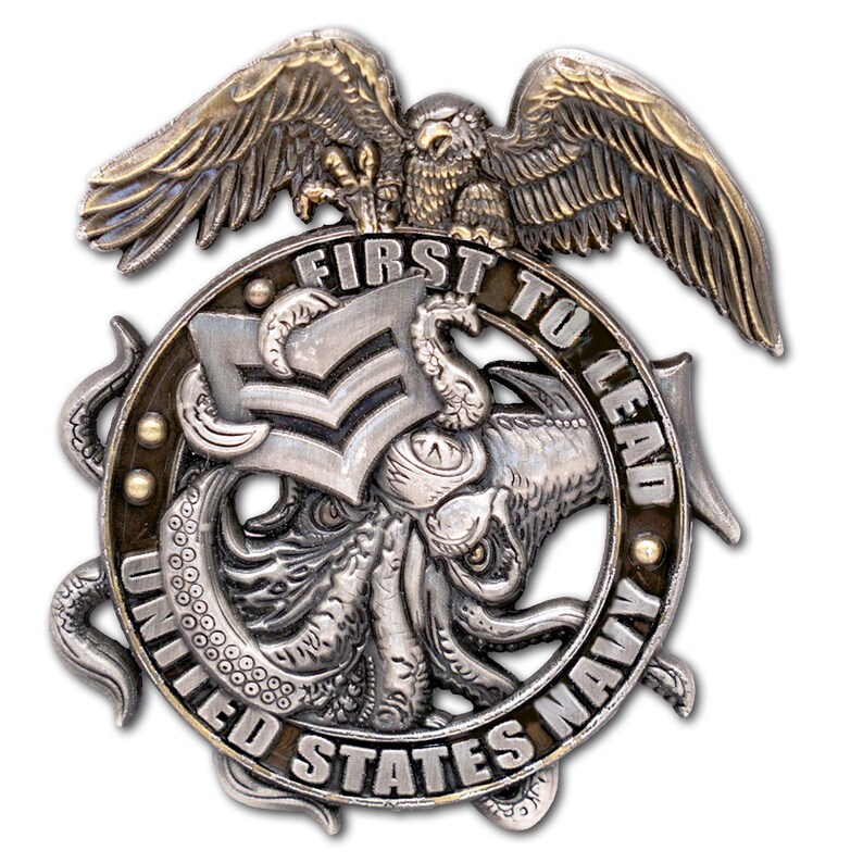 United States Navy FCPO First to Lead Squid and Eagle Collectible ...