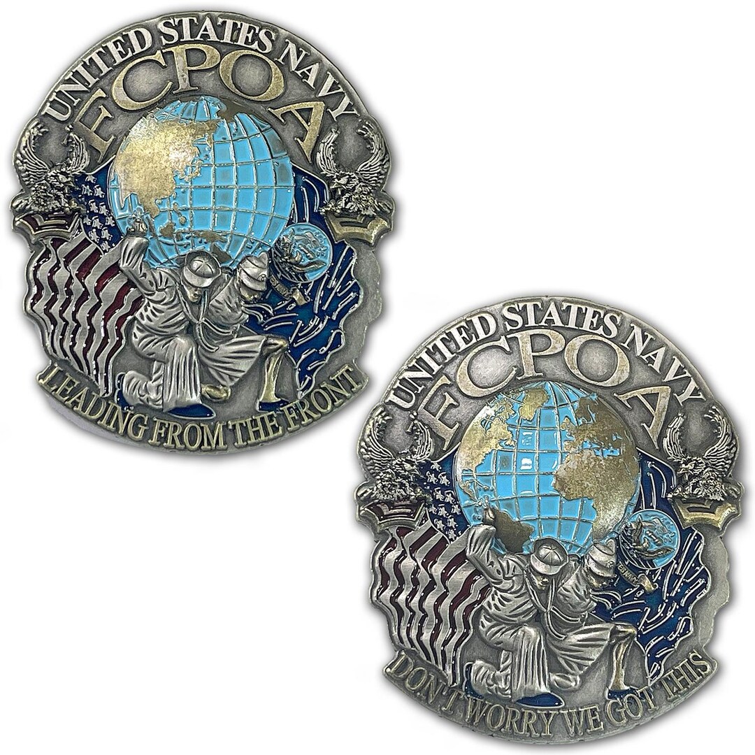 US Navy FCPOA First Class Petty Officer Association Veteran Collectible ...