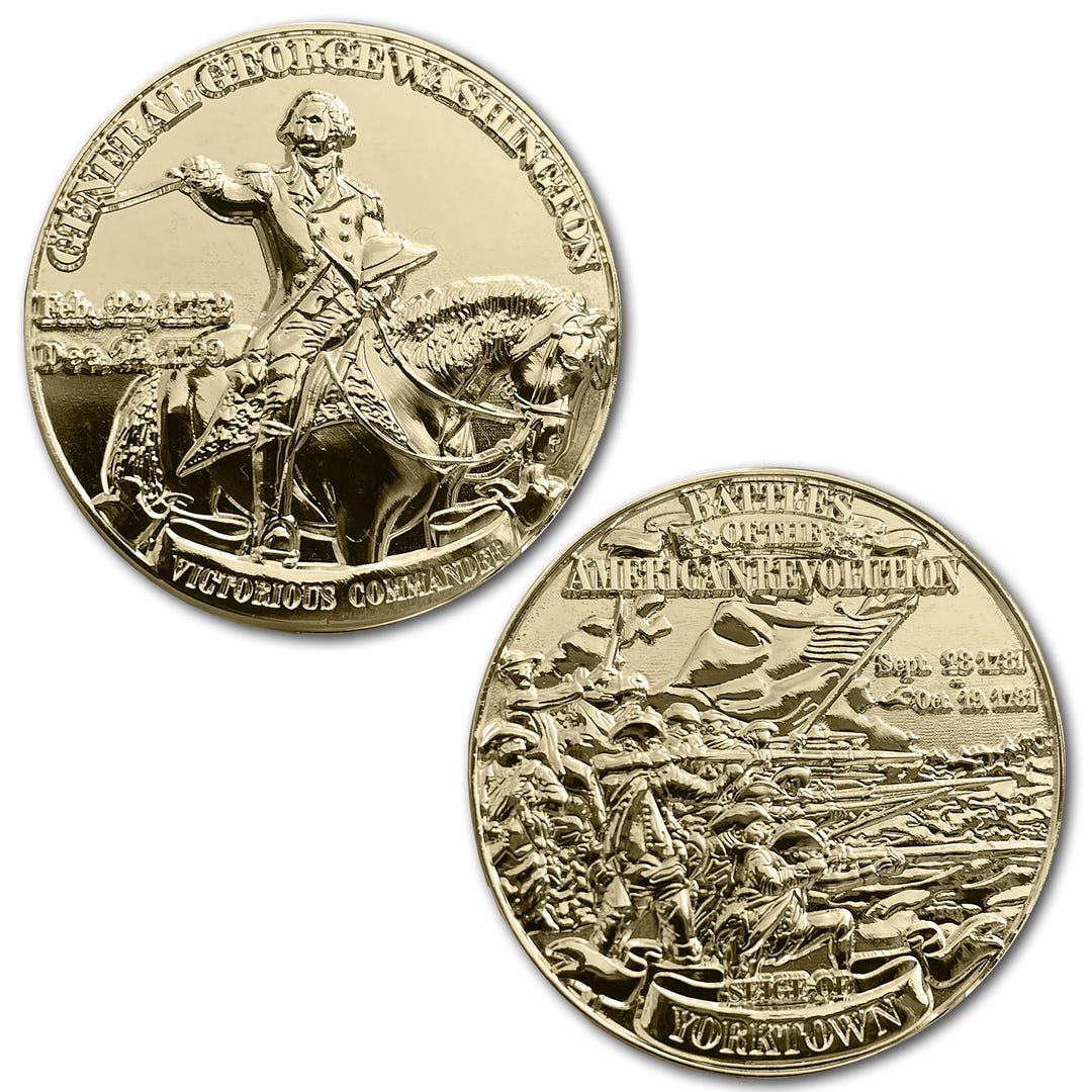 General George Washington Siege of Yorktown Battles of the American ...