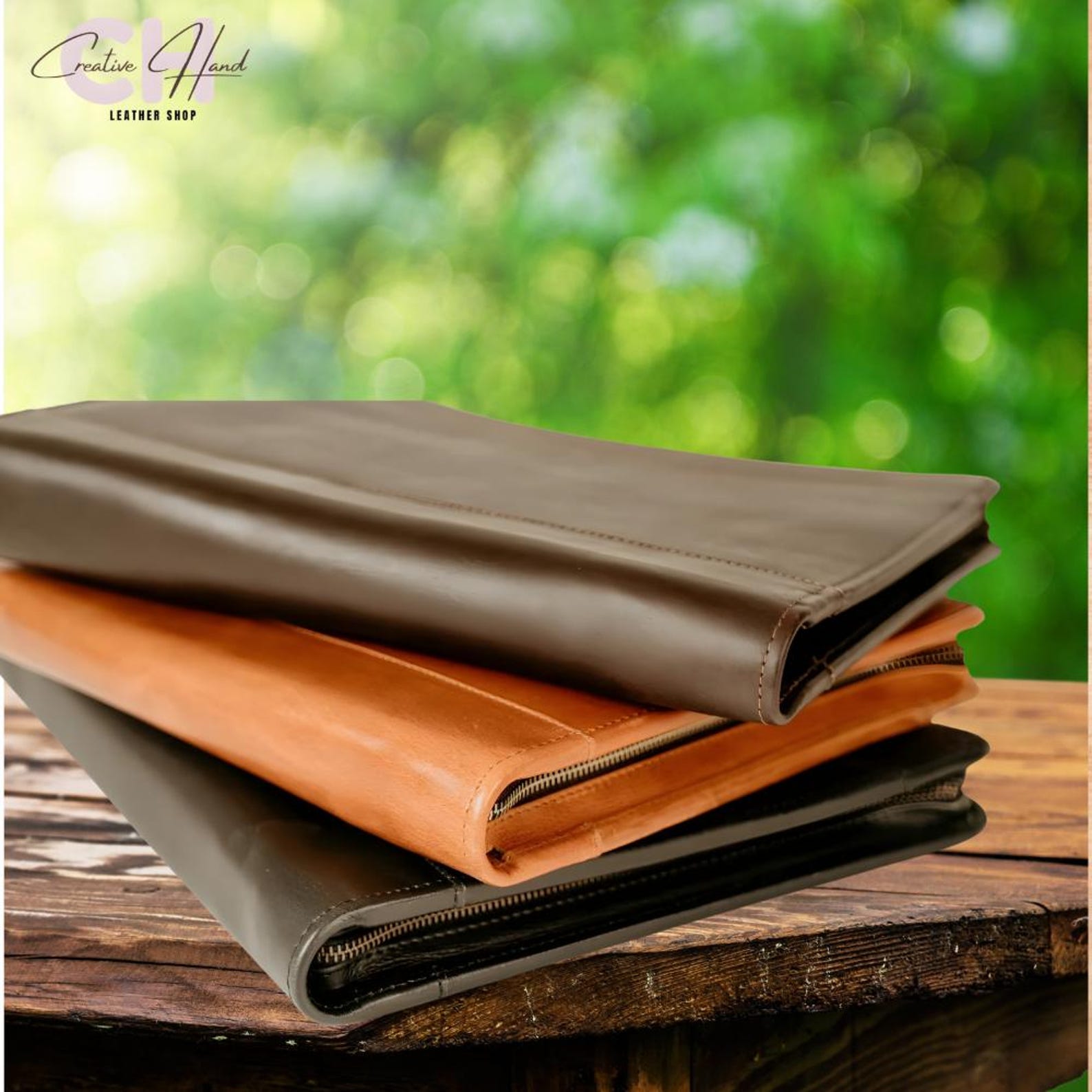 Personalized Leather Portfolio, Leather Padfolio, Leather Portfolio for ...