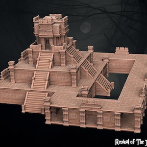 Templo De Tezcatlipoca - Revival of the Maya Empire, Tabletop Terrain ...