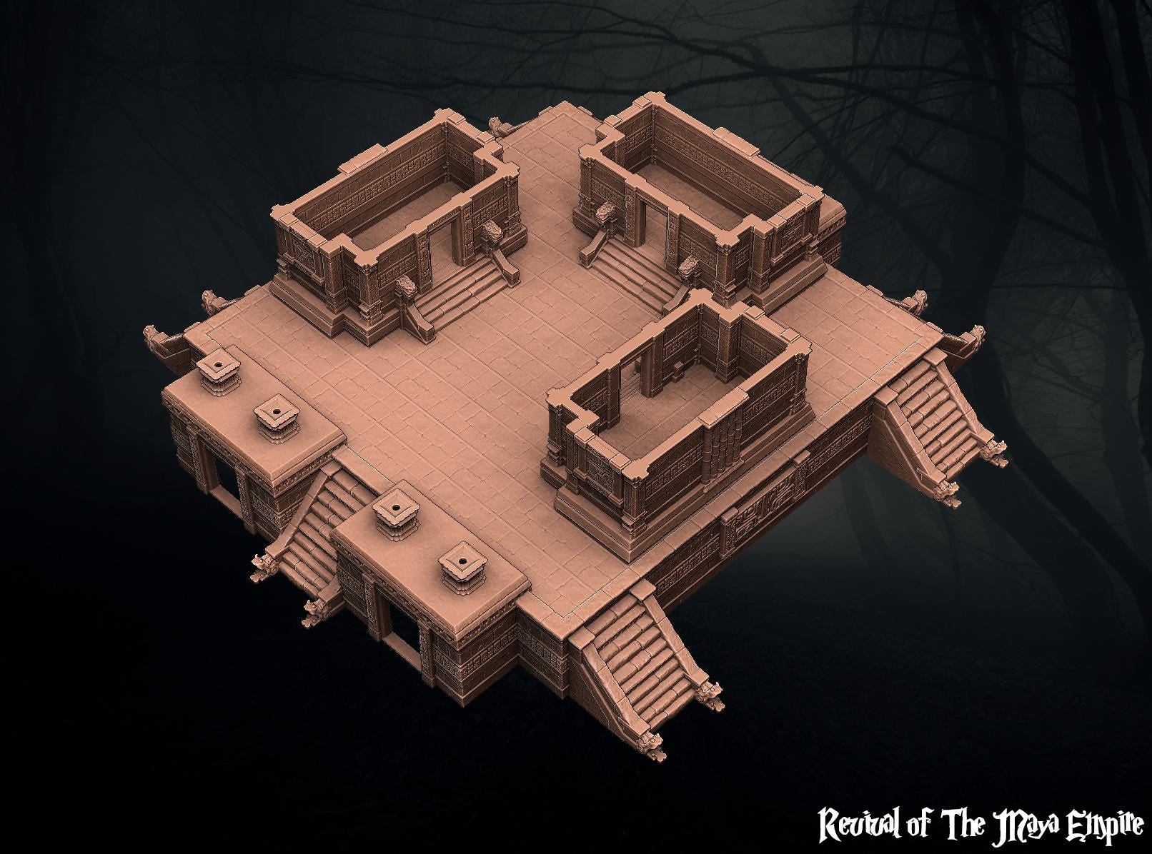 Tzompantli - Revival of the Maya Empire, Tabletop Terrain, 28mm - Etsy