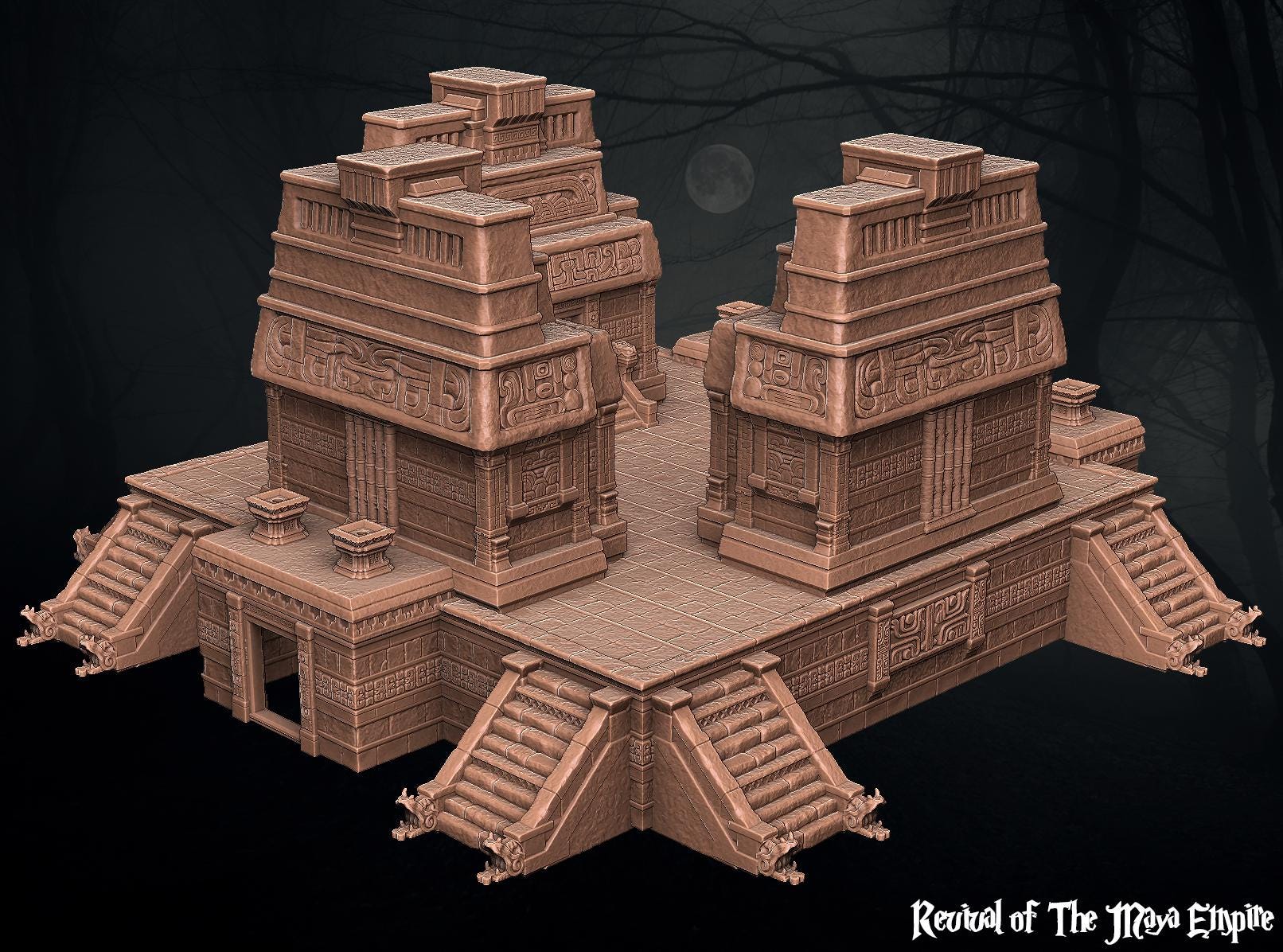 Tzompantli - Revival of the Maya Empire, Tabletop Terrain, 28mm - Etsy