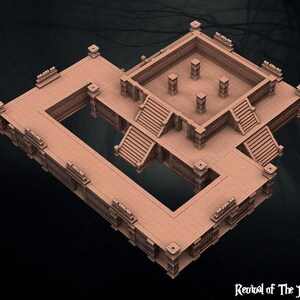 Templo De Tezcatlipoca - Revival of the Maya Empire, Tabletop Terrain ...