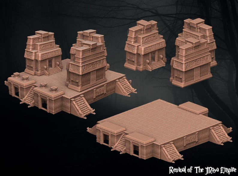 Tzompantli - Revival of the Maya Empire, Tabletop Terrain, 28mm - Etsy