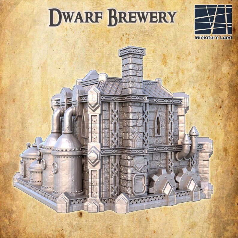 Dwarf Brewery, Medieval, 28mm, 32mm - Etsy