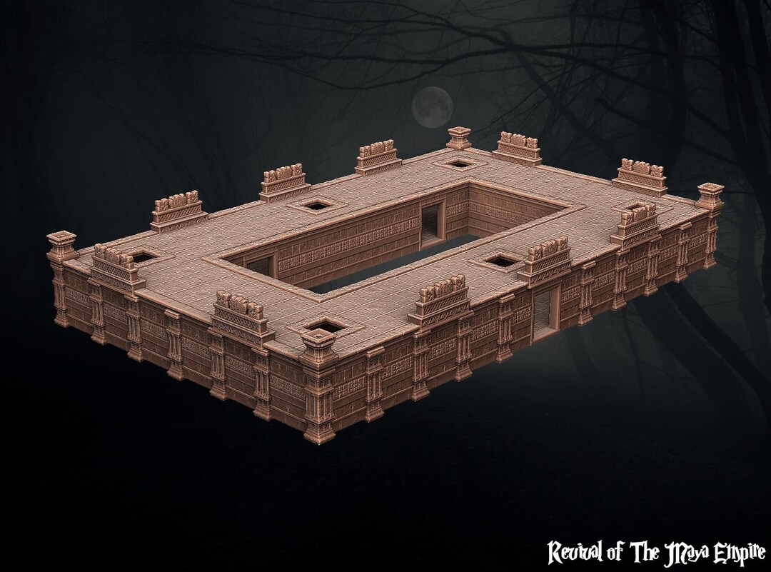 Casa De Las Águilas - Revival of the Maya Empire, Tabletop Terrain ...