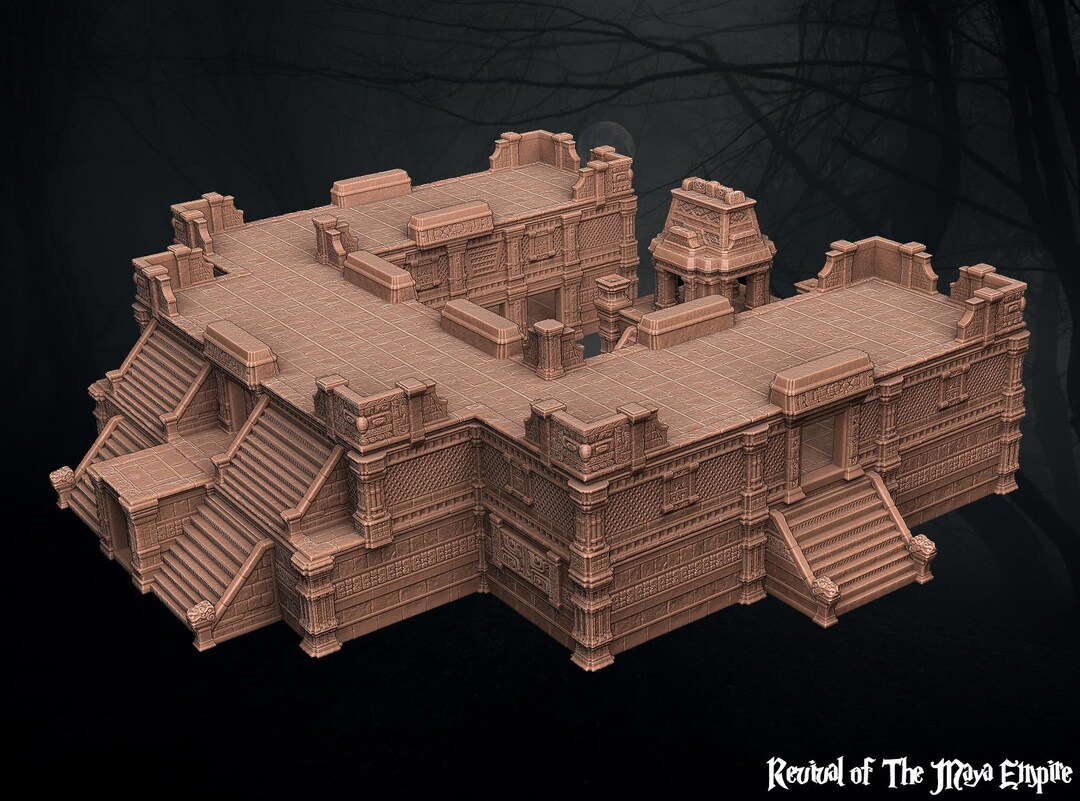 Juego De Pelota - Revival of the Maya Empire, Tabletop Terrain, 28mm ...