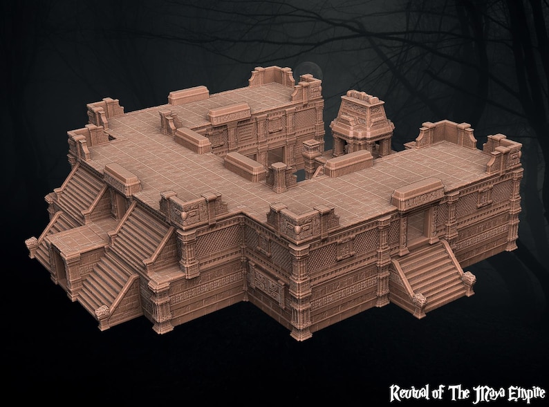 Juego De Pelota - Revival of the Maya Empire, Tabletop Terrain, 28mm ...