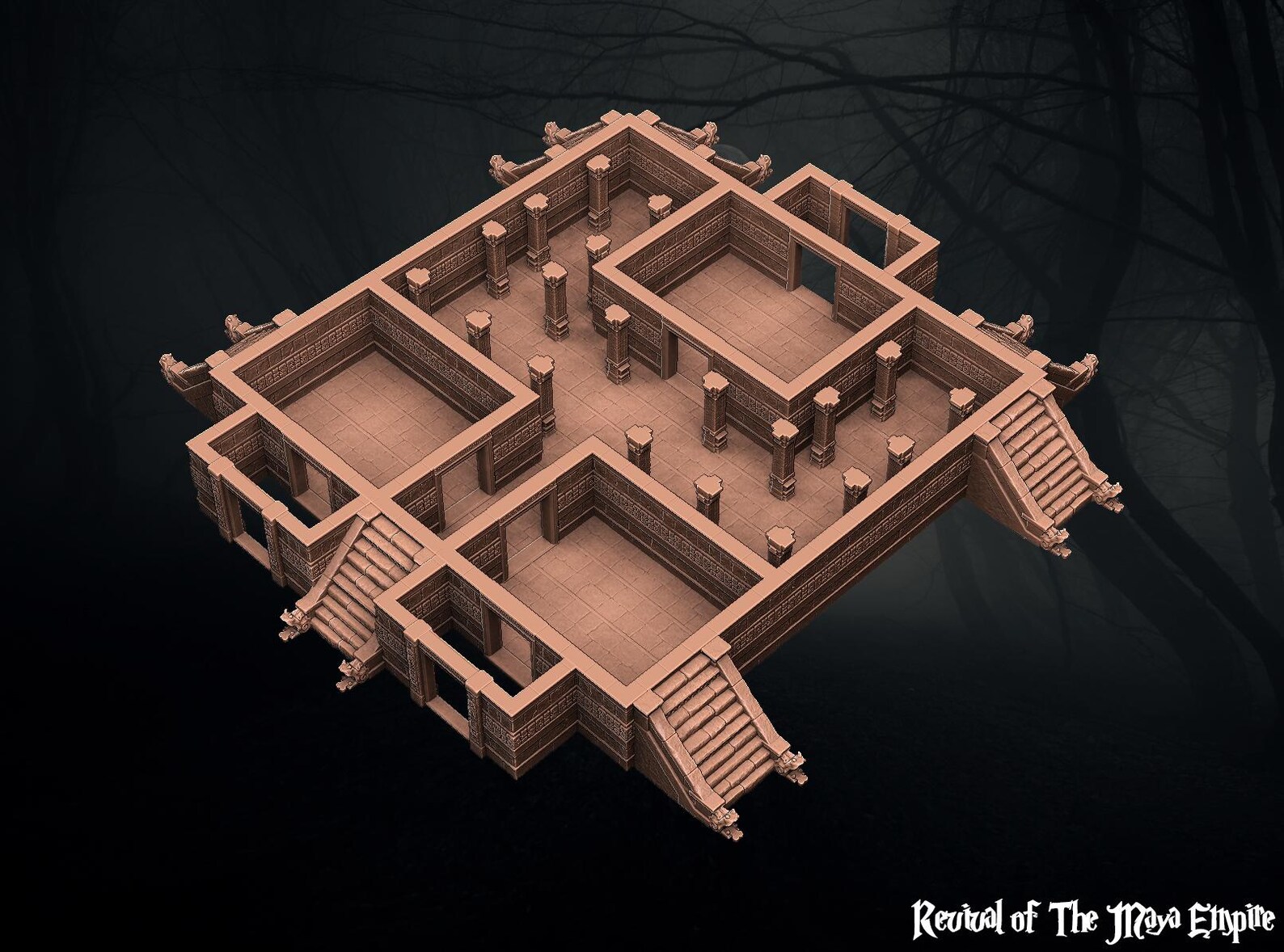 Tzompantli - Revival of the Maya Empire, Tabletop Terrain, 28mm - Etsy