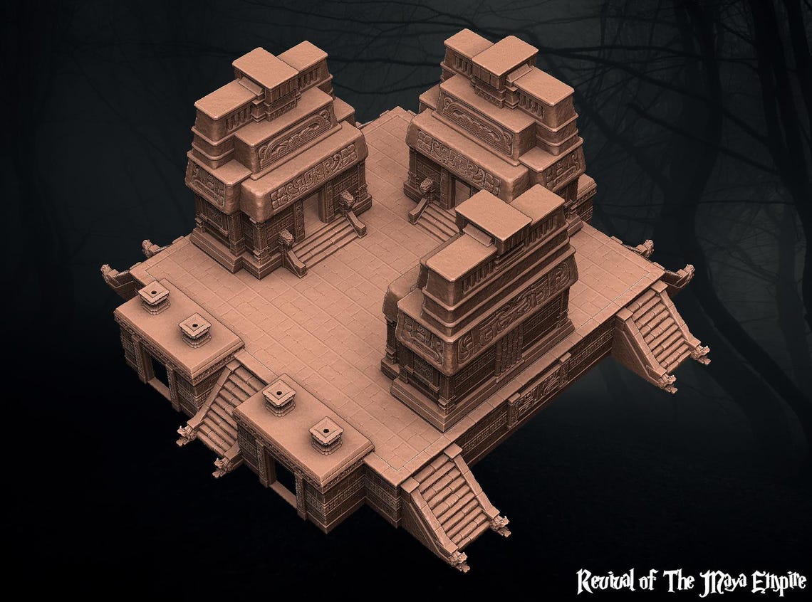 Tzompantli - Revival of the Maya Empire, Tabletop Terrain, 28mm - Etsy