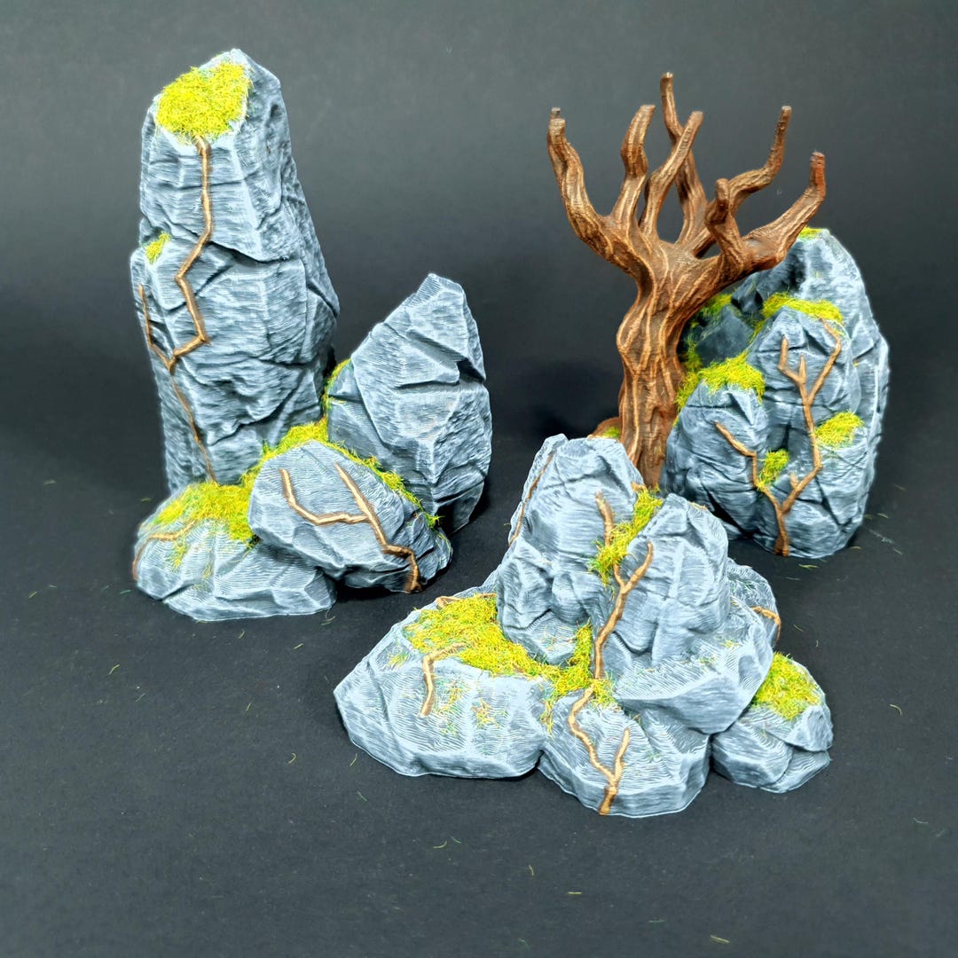 Fantasy Rocks 3 - Jason Beckers, Scatter, 28mm, 32mm - Etsy