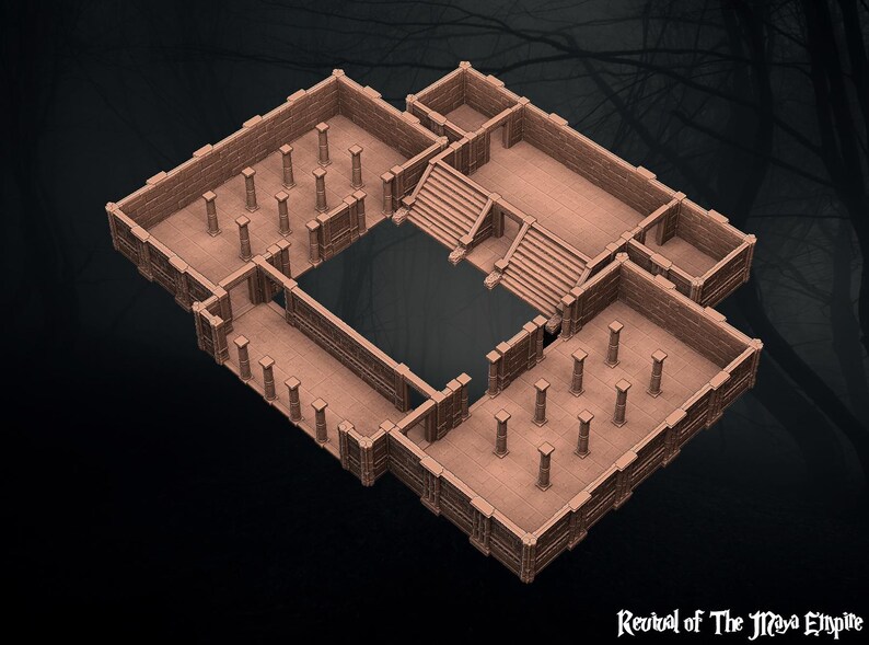 Calmecac - Revival of the Maya Empire, Tabletop Terrain, 28mm - Etsy