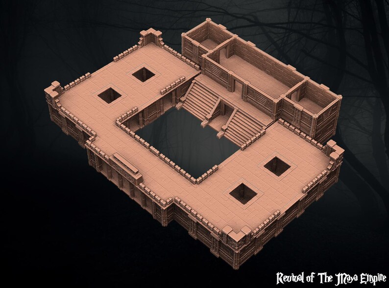 Calmecac - Revival of the Maya Empire, Tabletop Terrain, 28mm - Etsy