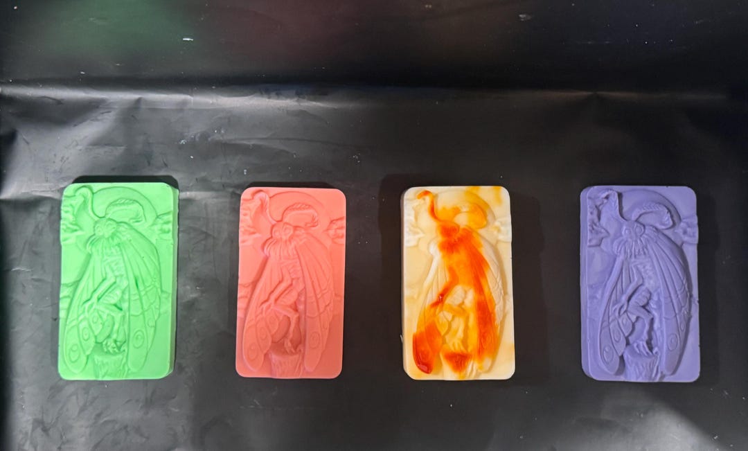 Larva Moth Soap Bar Wicked Whisper Wax Co - Etsy