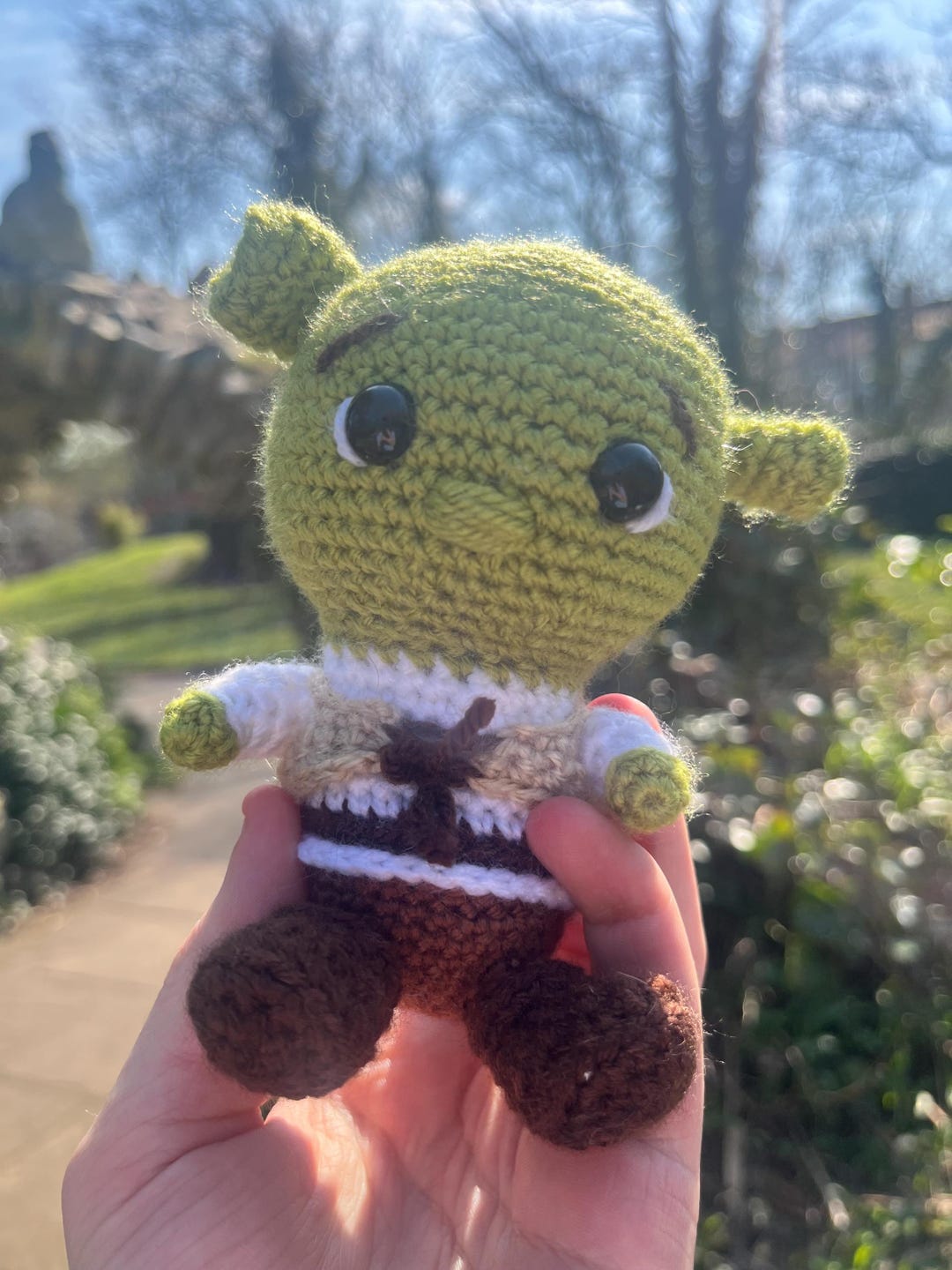 SHREK PLUSHIE - Handmade Crochet Shrek Amigurumi Plushie - Etsy