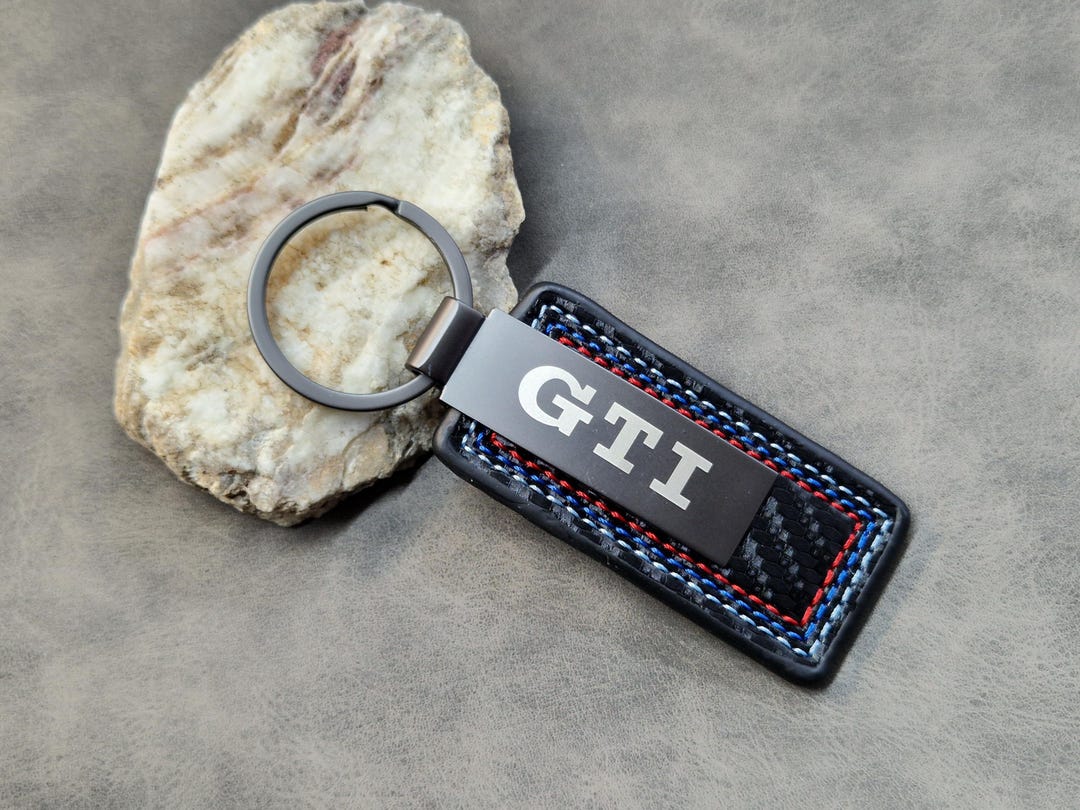 Gti Keychain Leather With Logo Mk7 Mk8 Key Car Accessory Gift for Men ...