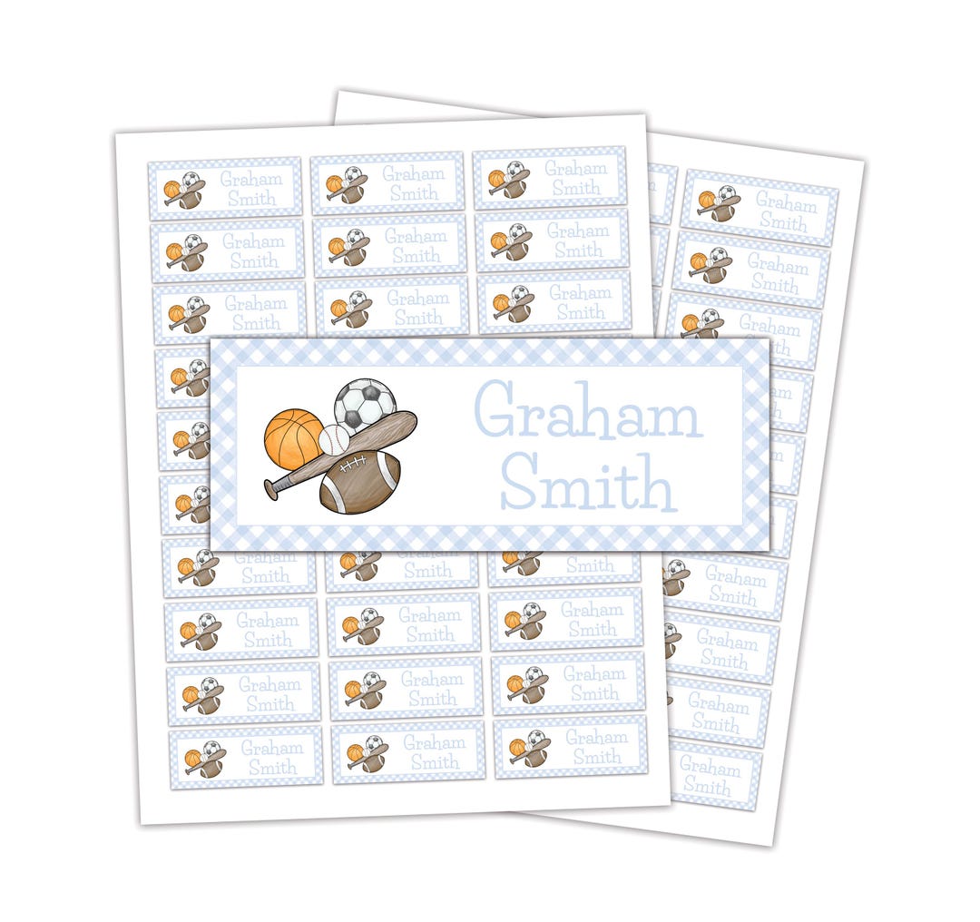 Water Resistant Labels | School Labels | Daycare Labels | Preppy Water ...