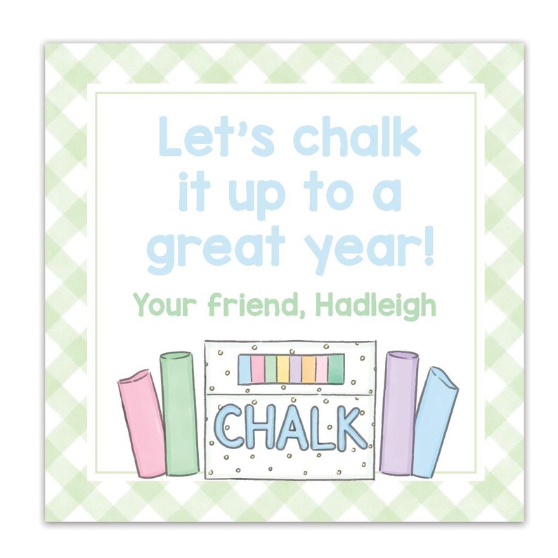 Printable Summer Gift Tag | End of School Year Tag | Chalk Favor Tag ...