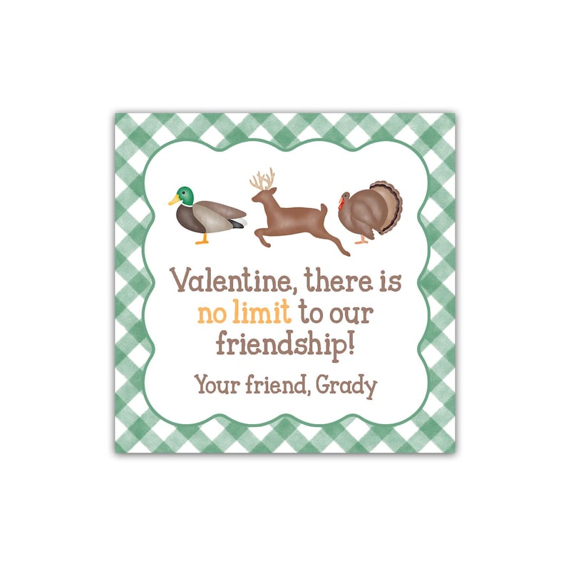 Printable Valentine Tag for Kids | Class Party Favor | Valentine Party ...