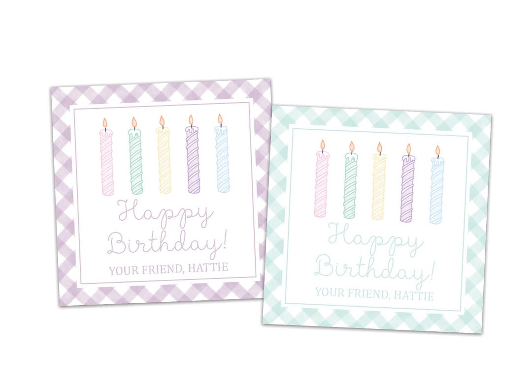Printable Birthday Gift Tag | Birthday Party Tag | Birthday Tag ...