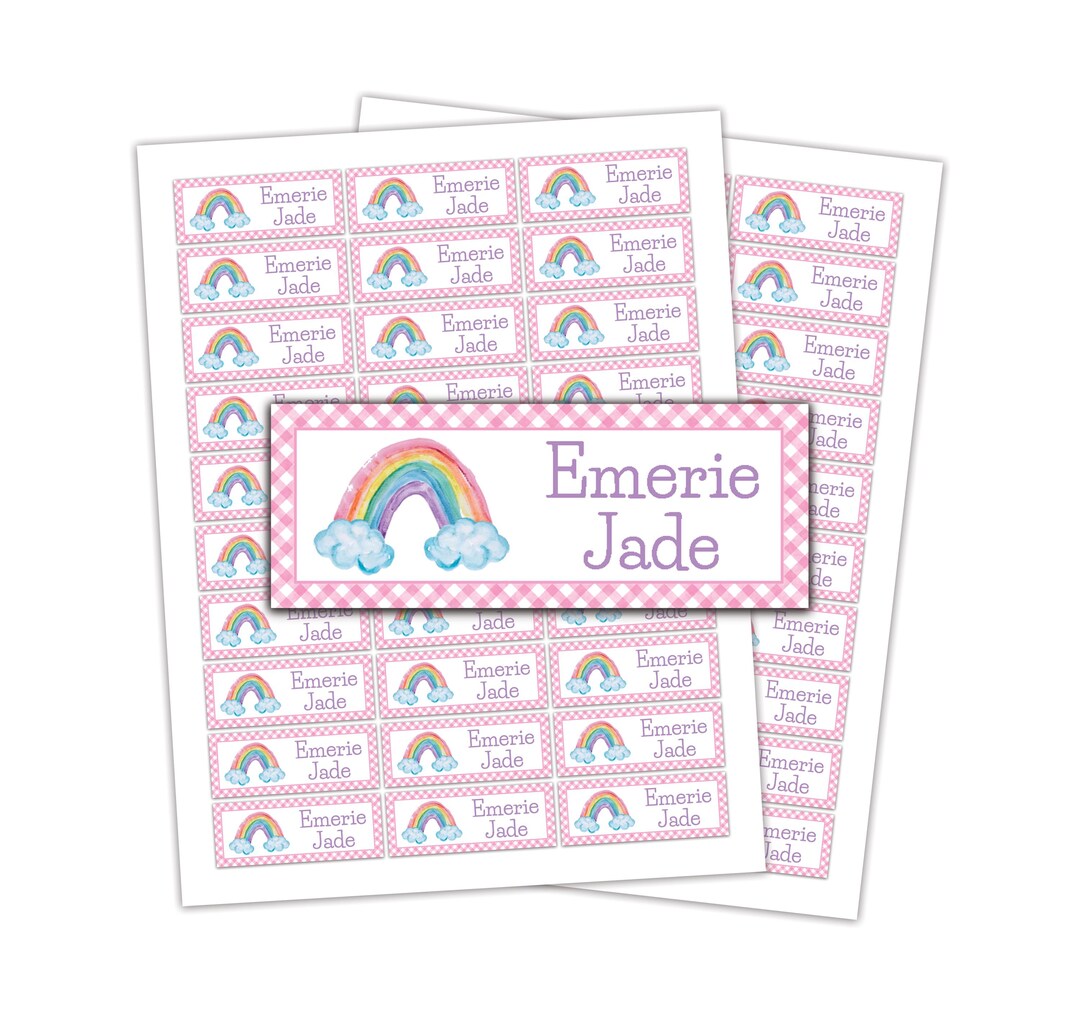 Water Resistant Labels | School Labels | Daycare Labels | Preppy Water ...