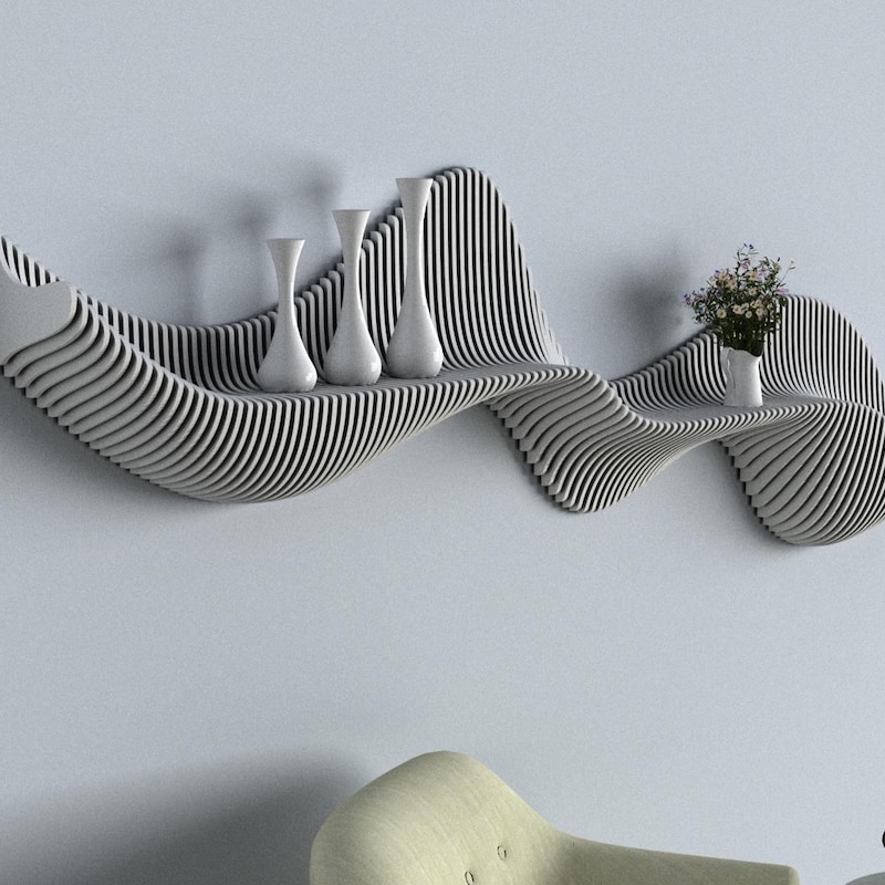 Wavy Shelf - Etsy