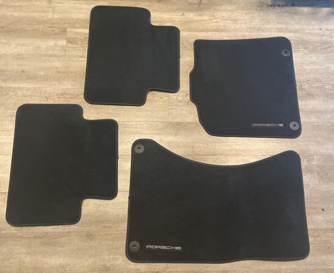 Porsche Macan Black Carpet Floor Mats 4pcs Set Models 2015-2020 - Etsy