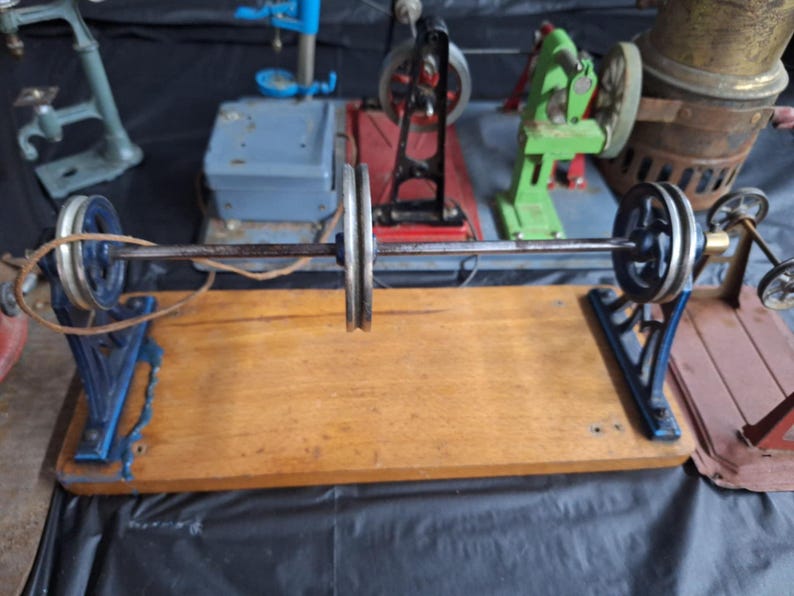Antique Toy Steam Engine Lot, Early 20th Century, Brass & Cast Iron ...