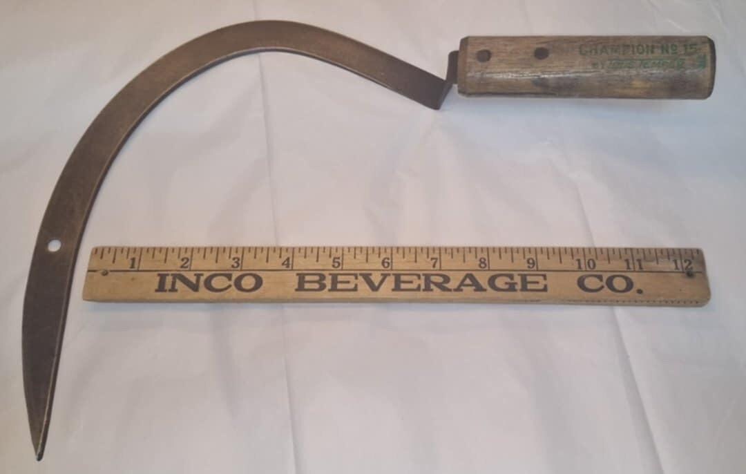 Primitive Hand Scythe - Old True Temper Champion - Etsy