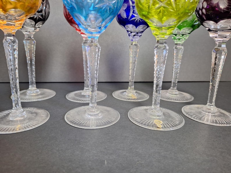 Nachtmann Traube Red Crystal Wine Glass: Bavarian Cut-to-clear ...