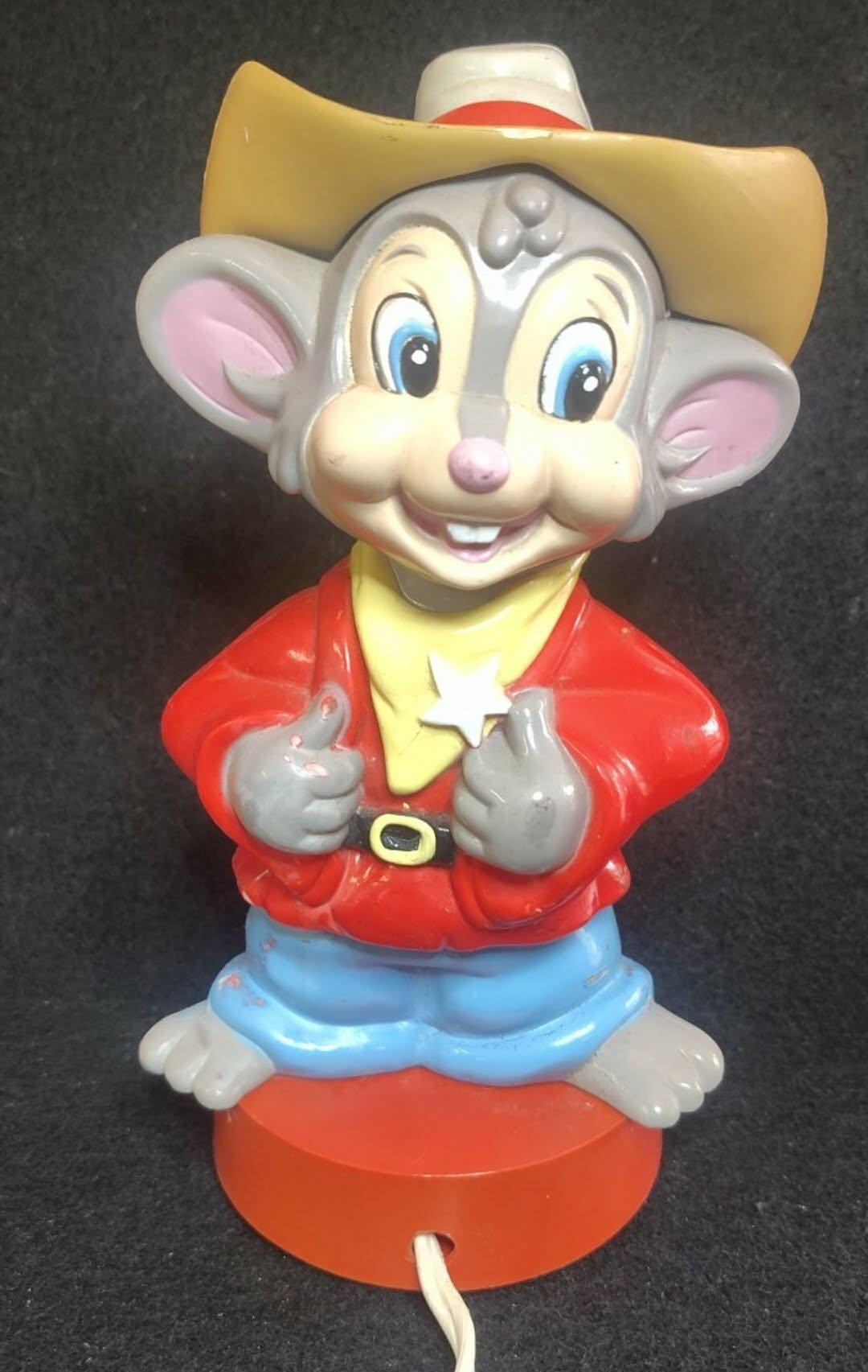 Vintage 1991 Fievel Goes West Cowboy Night Light Lamp - Etsy
