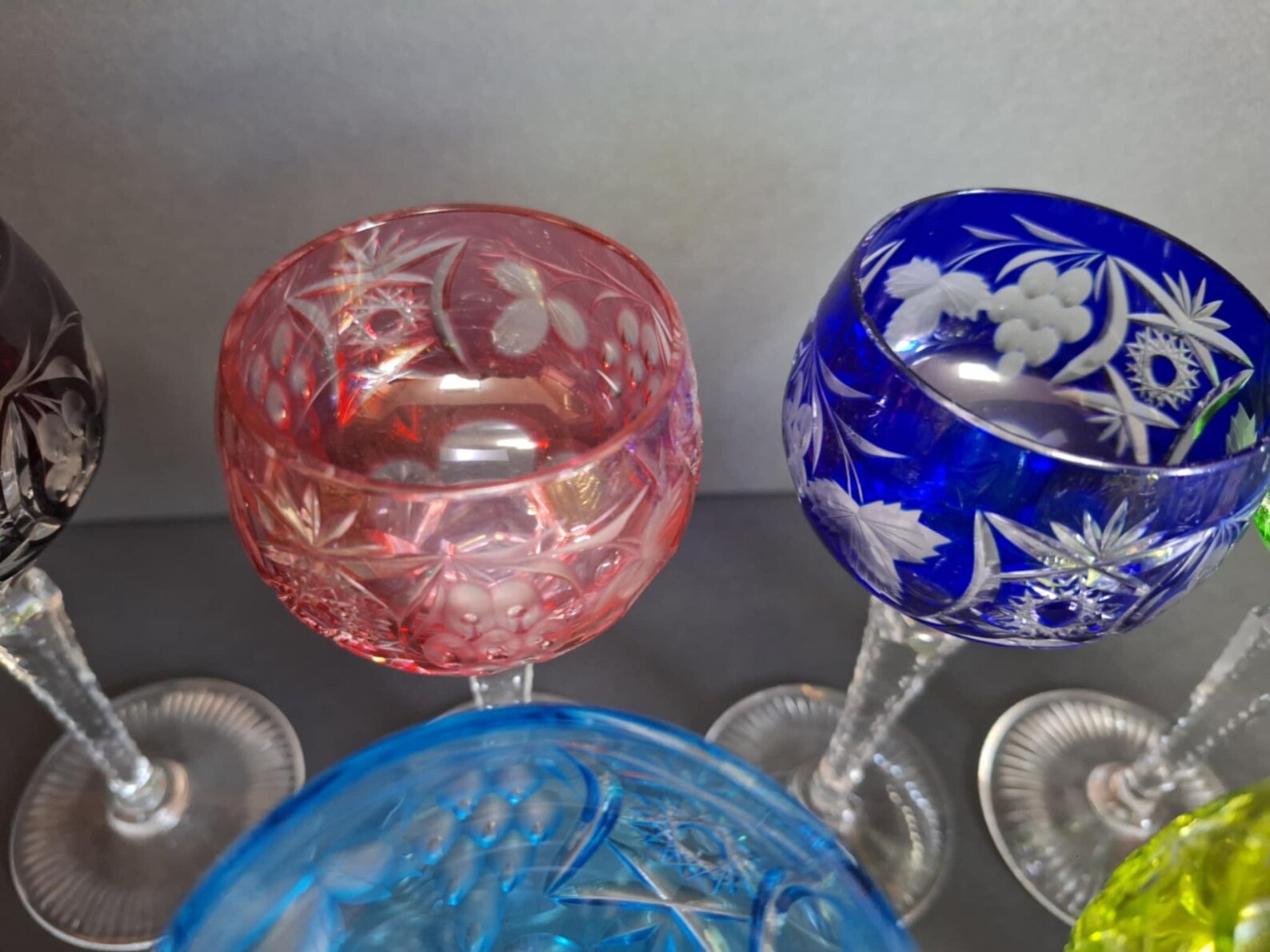 Nachtmann Traube Red Crystal Wine Glass: Bavarian Cut-to-clear ...