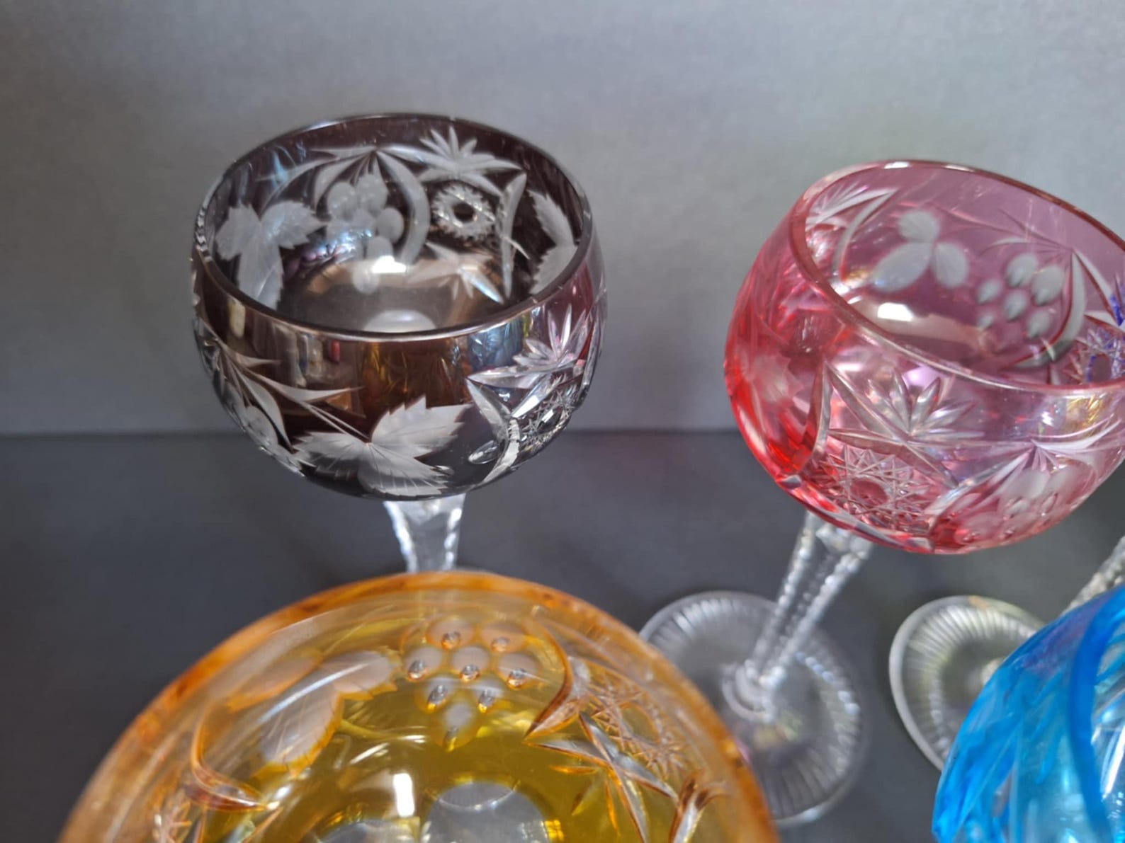 Nachtmann Traube Red Crystal Wine Glass: Bavarian Cut-to-clear ...