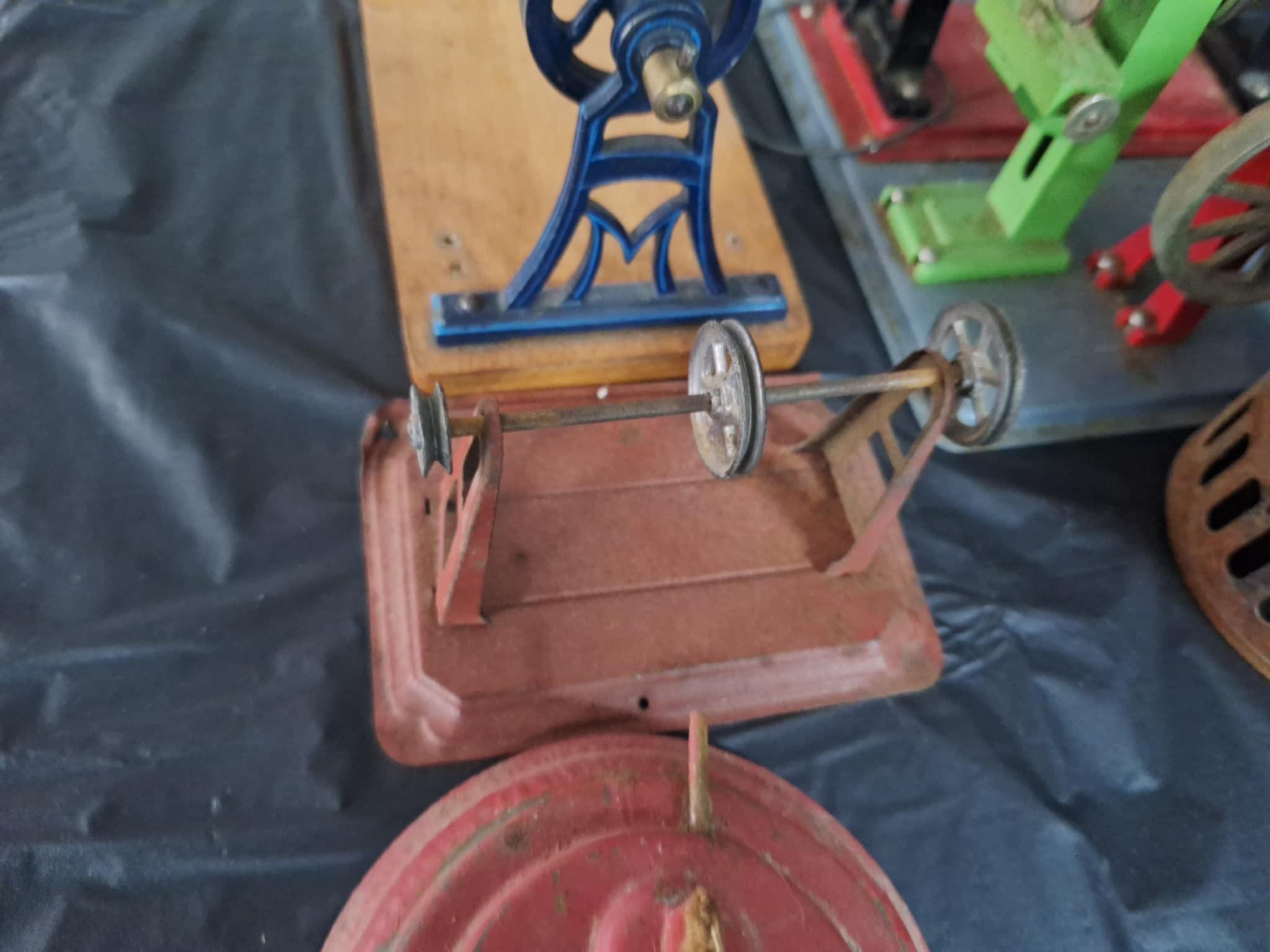 Antique Toy Steam Engine Lot, Early 20th Century, Brass & Cast Iron ...