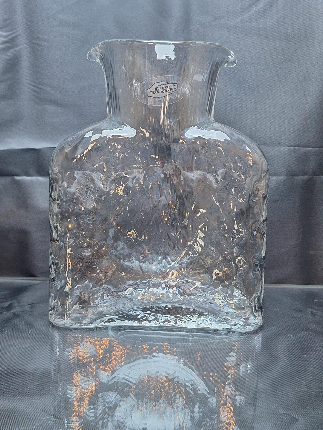 Blenko Confetti 384 Water Bottle 8" Tall Confetti 384 - Etsy