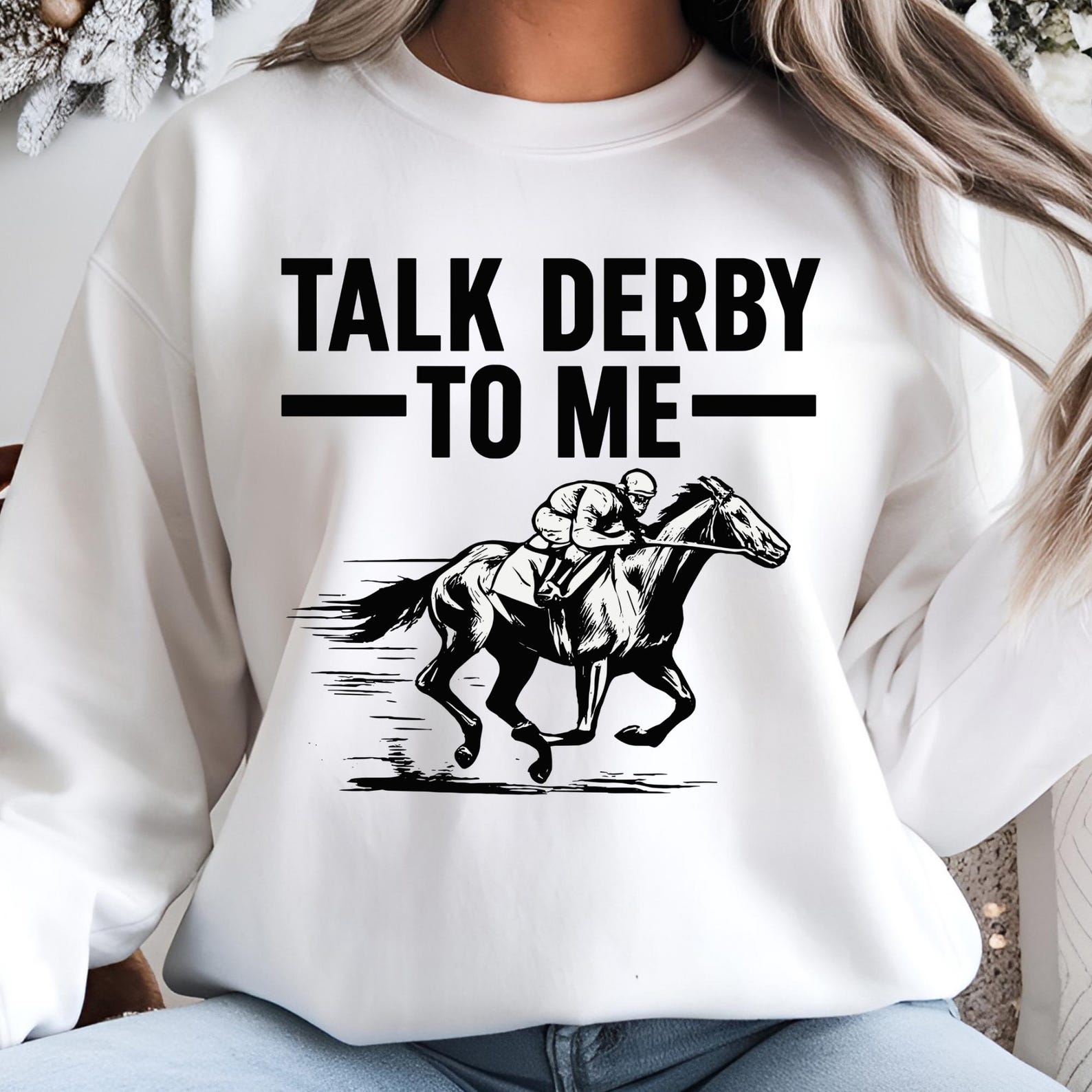 Talk Derby to Me PNG – Funny Kentucky Horse Racing Design – Southern ...