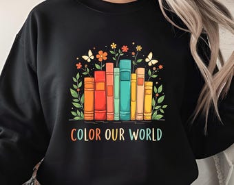 Color Our World PNG | Summer Reading 2025 Clipart | Book Lover Digital ...