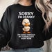 Sorry I'm Cranky Duck PNG, Funny 60s Birthday Sublimation Design ...