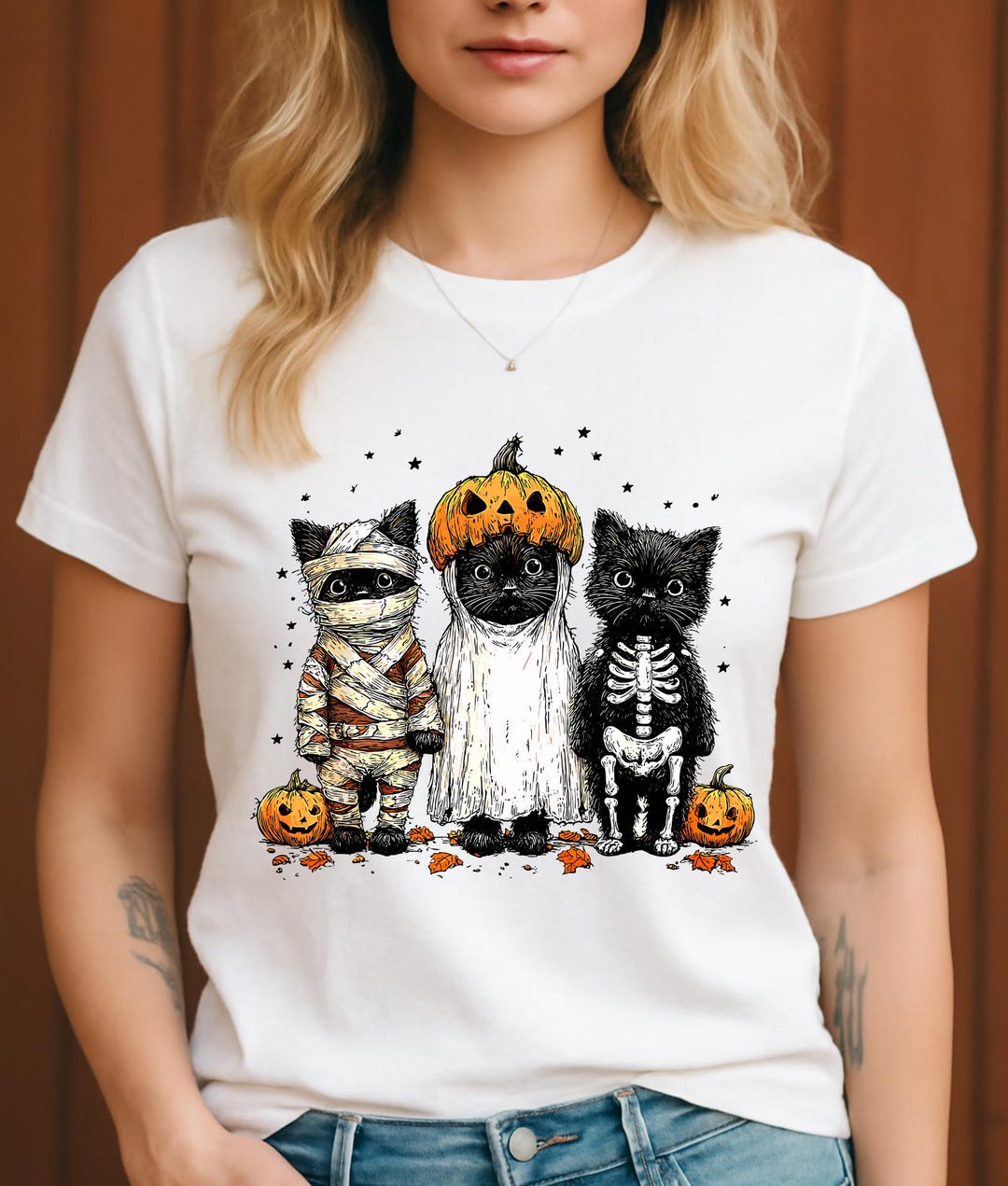 Halloween Black Cats PNG | Cute Spooky Cat Costume Digital Download ...